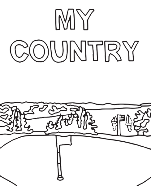 My Country Coloring Printable – Leland gal