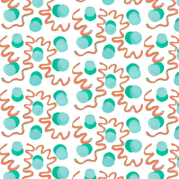 White Fete Fabric – Leland gal