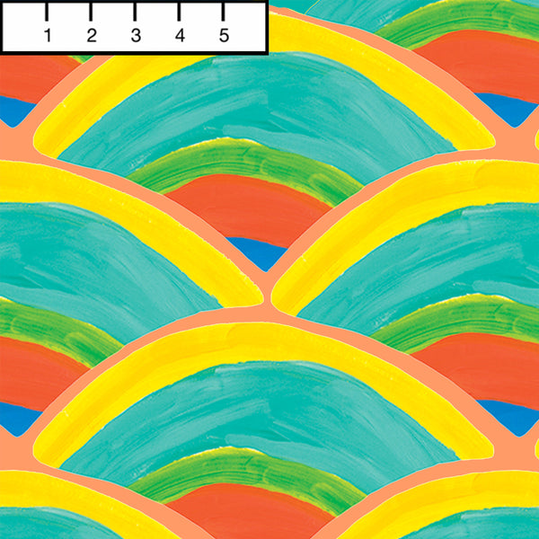 Soft Orange Over The Moon Fabric – Leland gal
