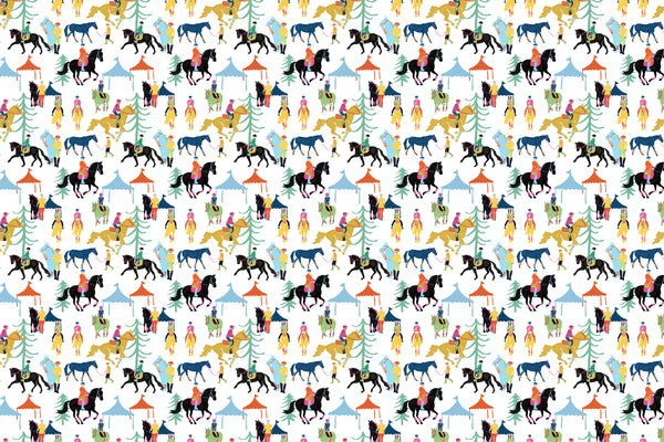 White Showstopper Fabric – Leland gal