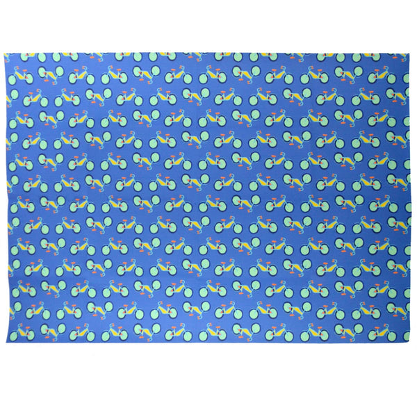 Indigo Summer Bikes Fabric – Leland gal